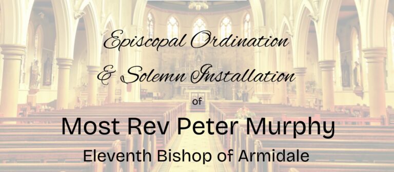 Episcopal Ordination – Most Rev Peter Murphy - Catholic Diocese Wagga Wagga